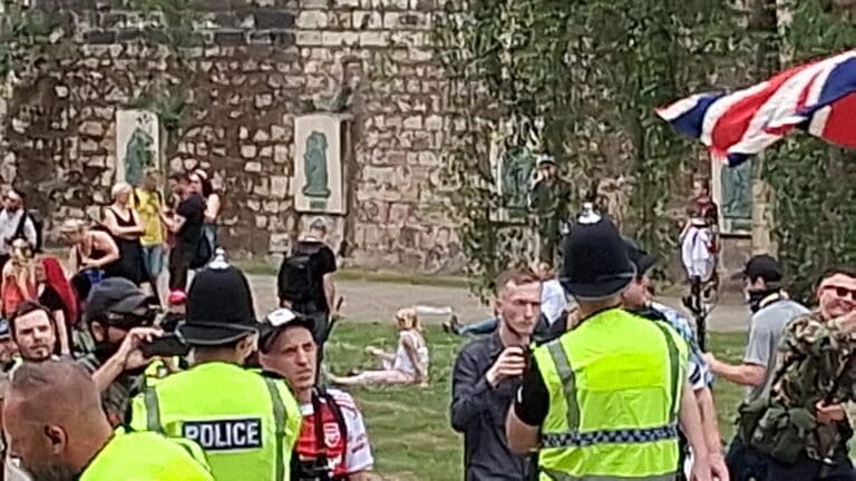 Norwich anti-migrant protest organiser arrested | Searchlight